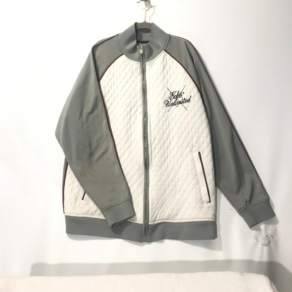 Ecko Unlimited | Jackets & Coats | Ecko Unltd Xl White And Gray Quilted ...